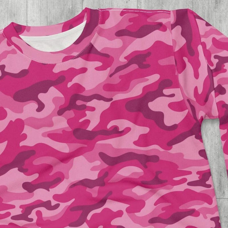Pink Camouflage Women Clothes - Etsy