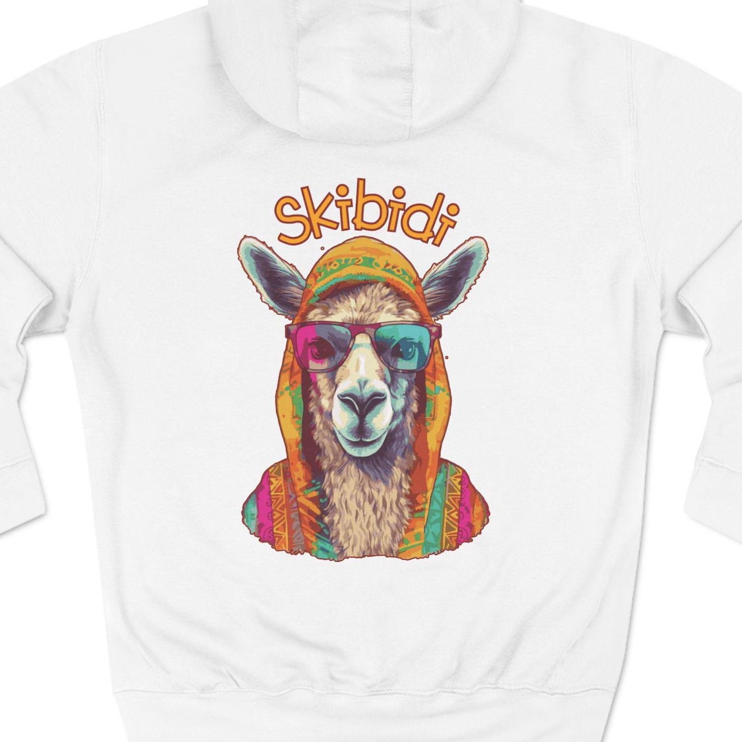 Skibidi Hoodie Llama Hoodie Gen Z Hoodie Funny Hoodie Skater Hoodie ...