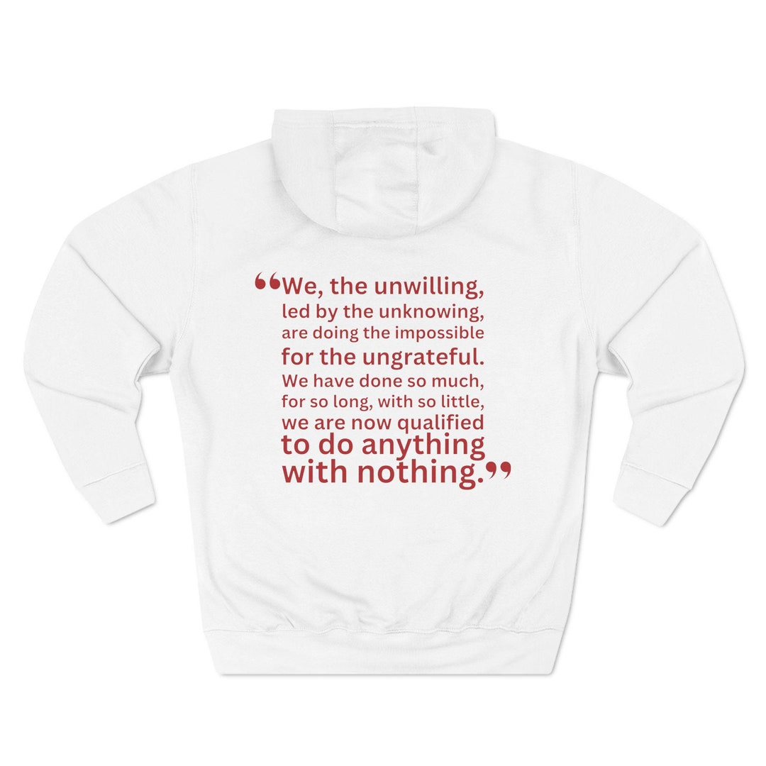 Gen X Hoodie We the Unwilling Hoodie Men's Gen X Hoodie Women's ...