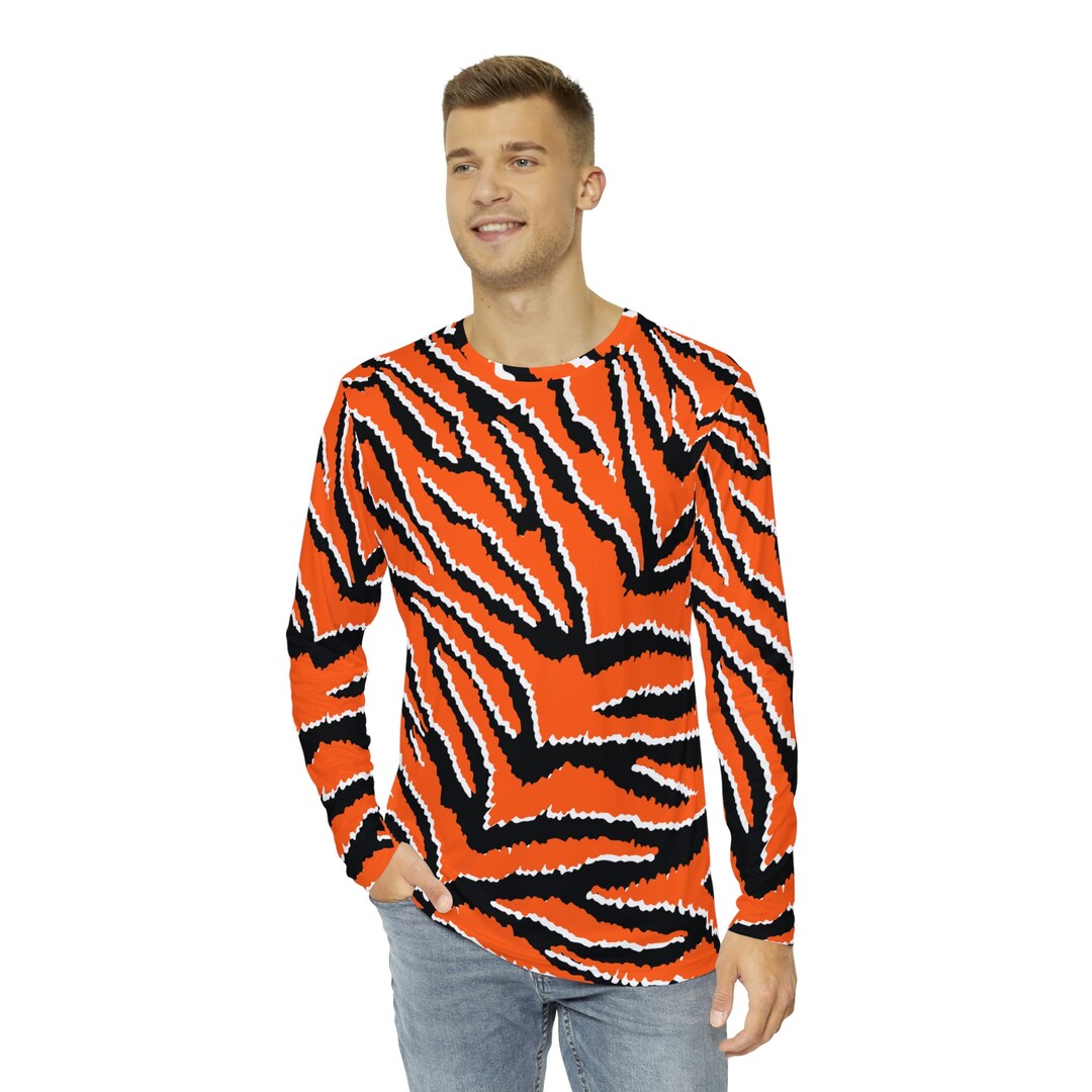 Orange & Black Bengal Tiger Stripes Animal Print Cincinnati - Etsy