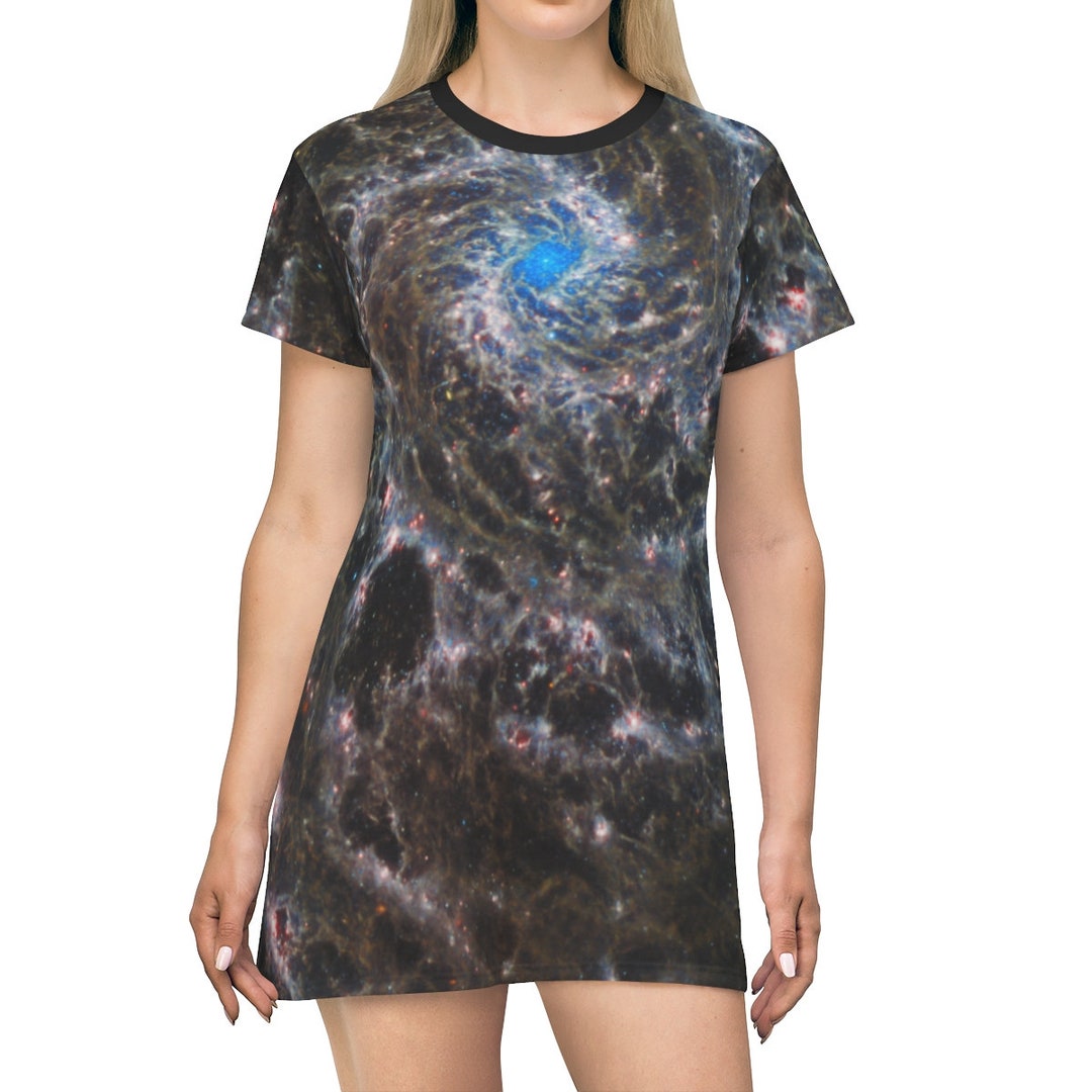 Phantom Galaxy Dress NASA JWST Dress Universe Dress Stars Tunic Outer ...