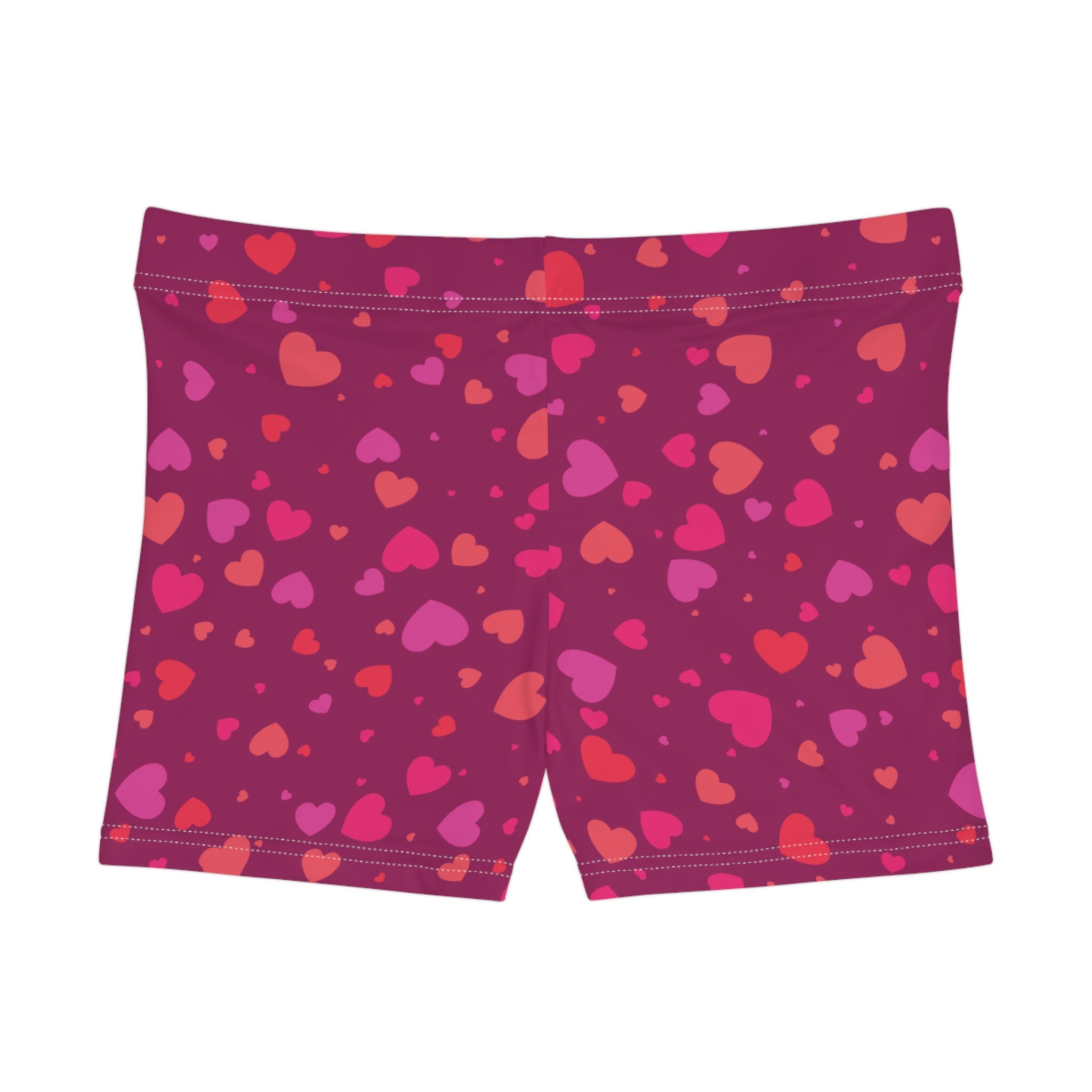 Pink Booty Shorts Heart Booty Shorts Cute Pink Valentines Day Matching