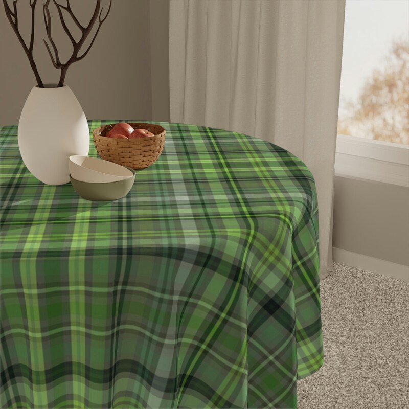 Plaid Tablecloth - Etsy