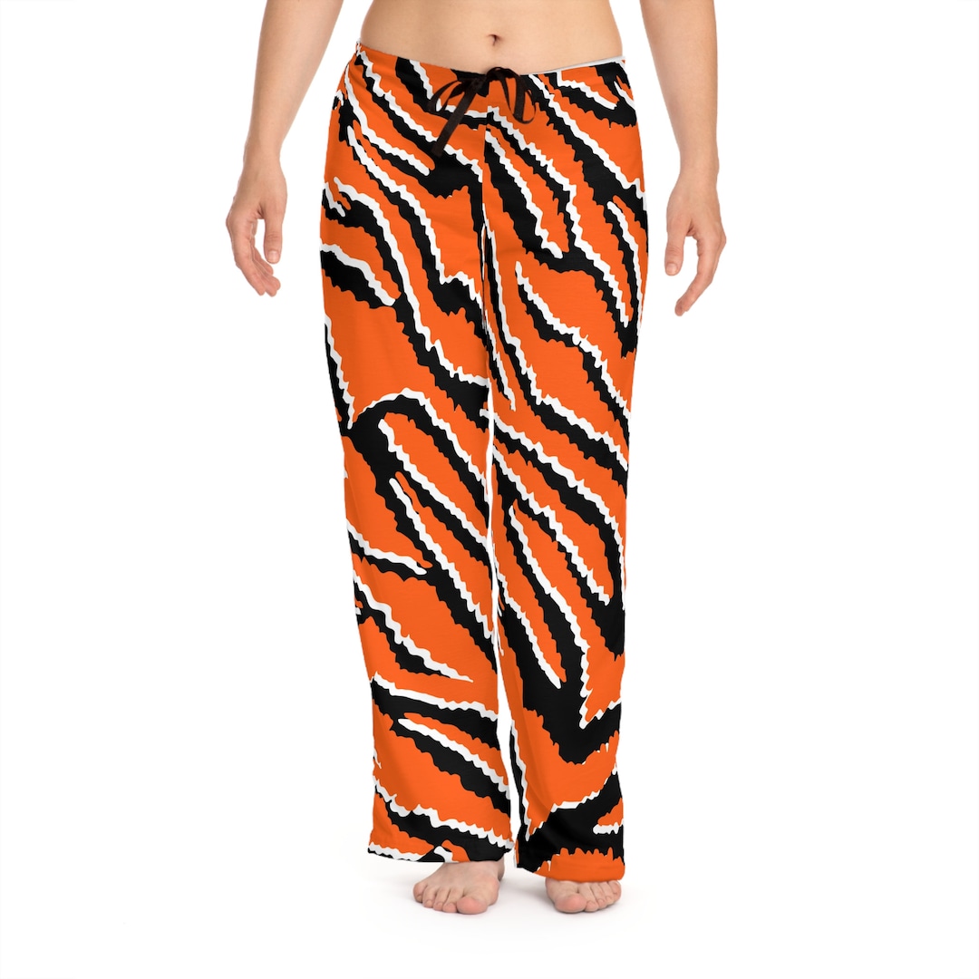 Orange Bengal Tiger PJ Pants Tiger Stripe Pj's Orange & Black PJ Pants ...