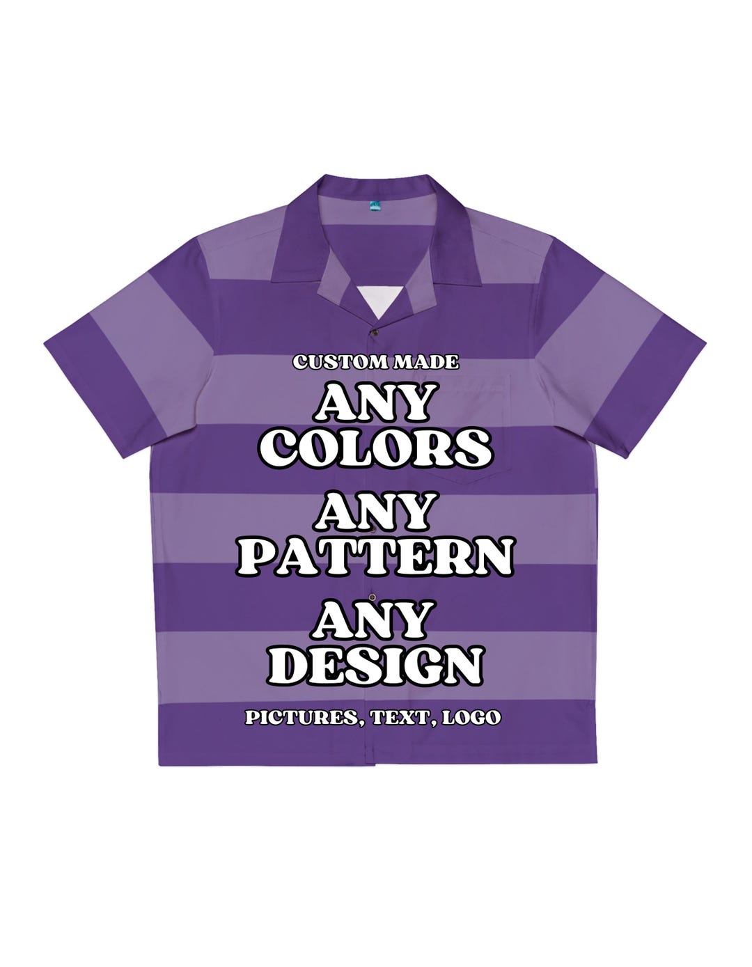 Custom Hawaiian Shirt Custom Button Down Shirt Custom Color Hawaiian ...