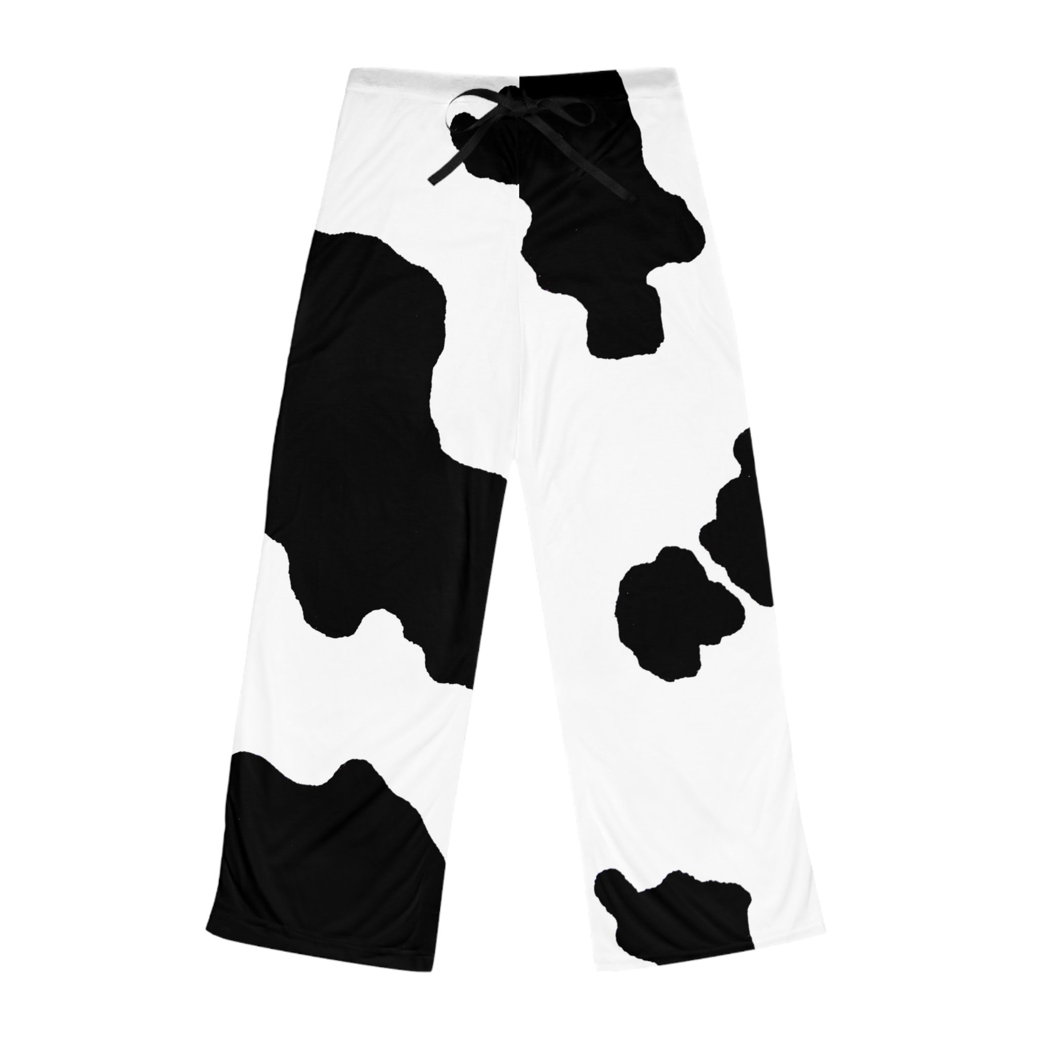 Cow Print PJ Pants Black & White Pj's Women's Cow - Etsy