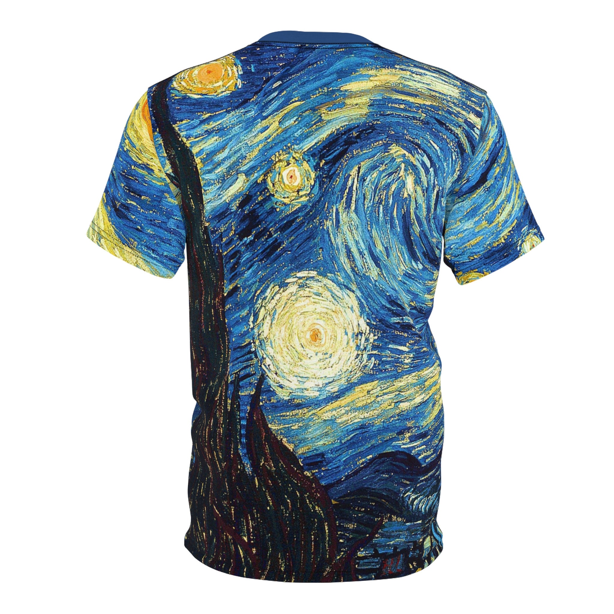 Starry Night T-shirt Vincent Van Gogh Painting T-shirt Men's Starry ...