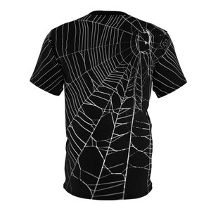 Spiderweb T-shirt Gothic T-shirt Emo Spiderweb Shirt Men's Spiderweb T ...