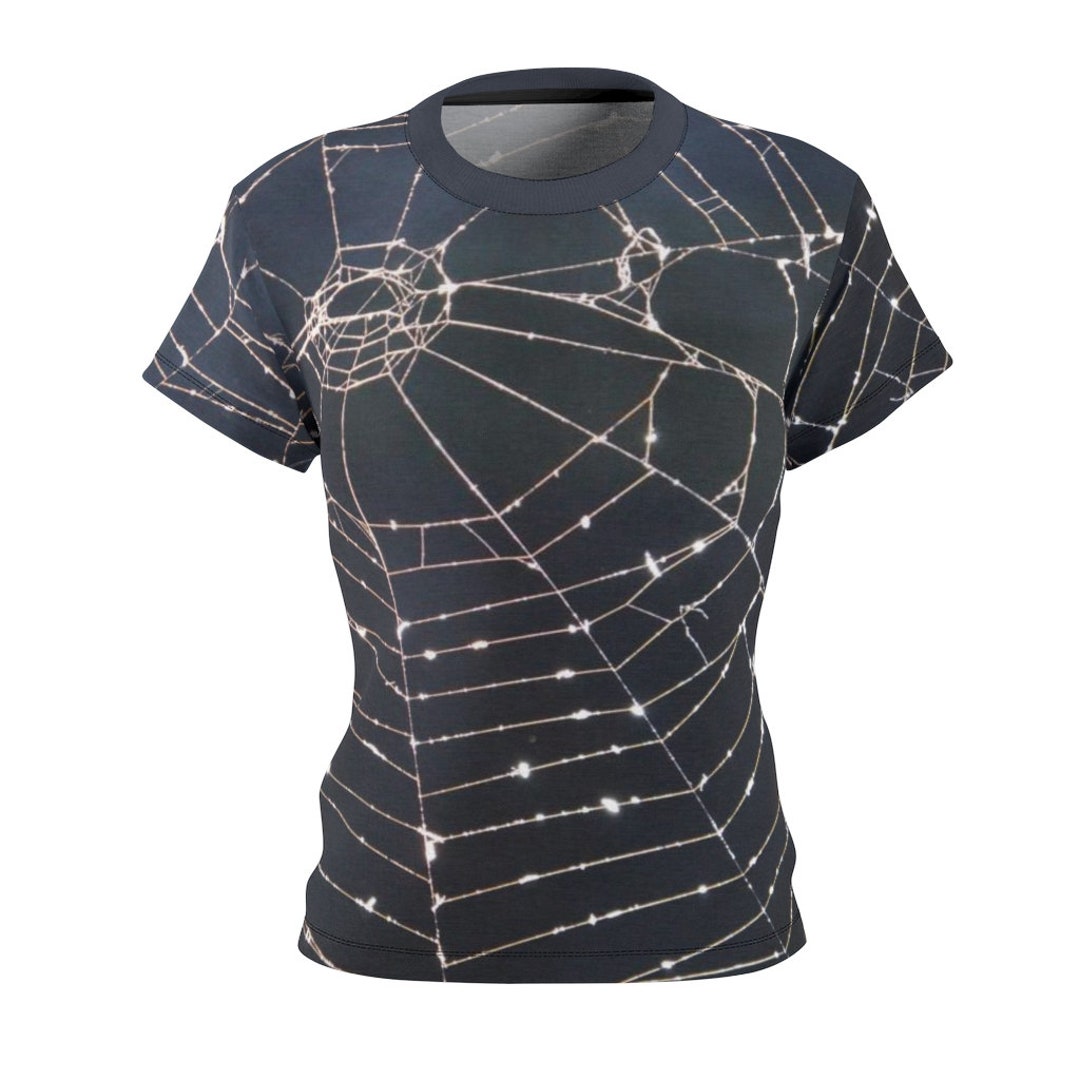 Women's Spiderweb T-shirt Gothic T-shirt Emo T-shirt Punk Rocker T ...