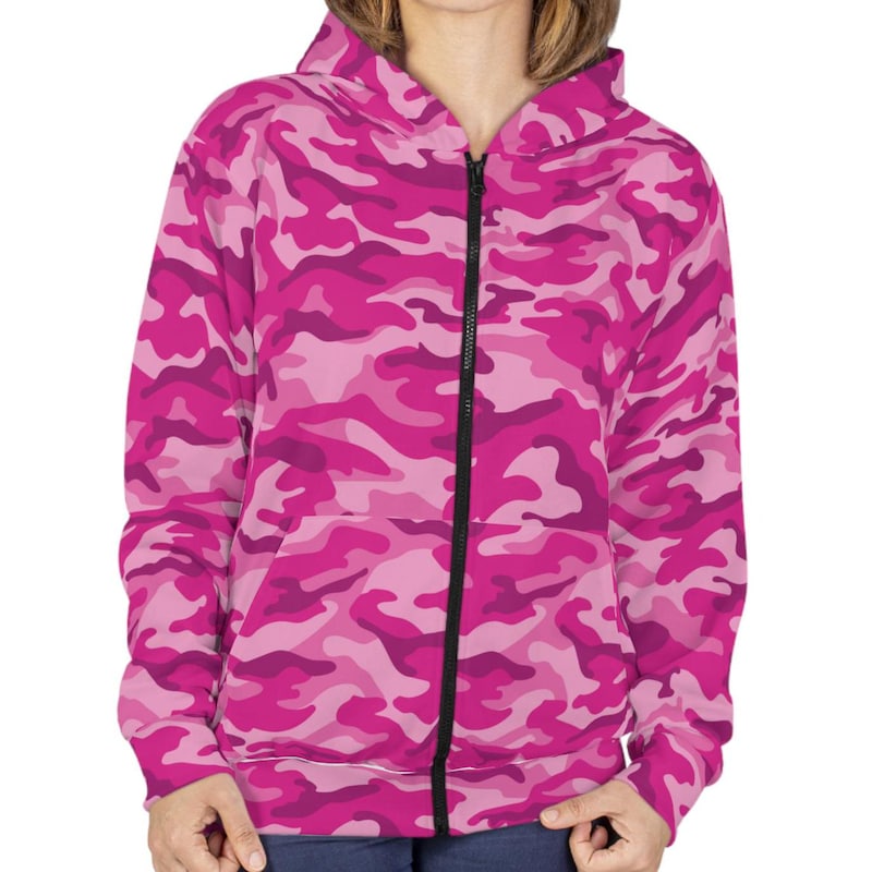 Pink Camouflage Women Clothes - Etsy