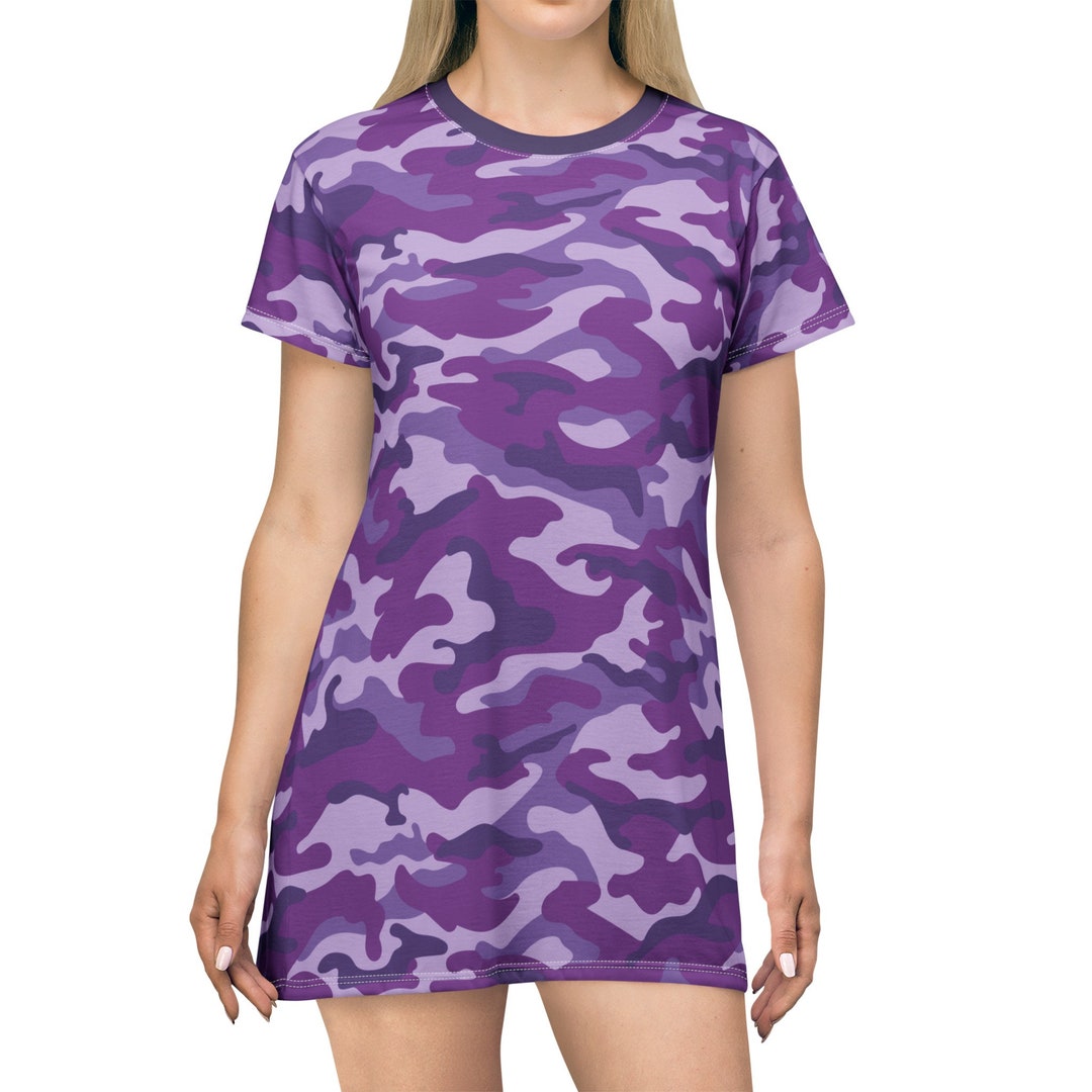 Camouflage T Shirt Dress