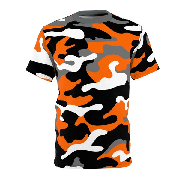 Orange Camo Shirt - Etsy