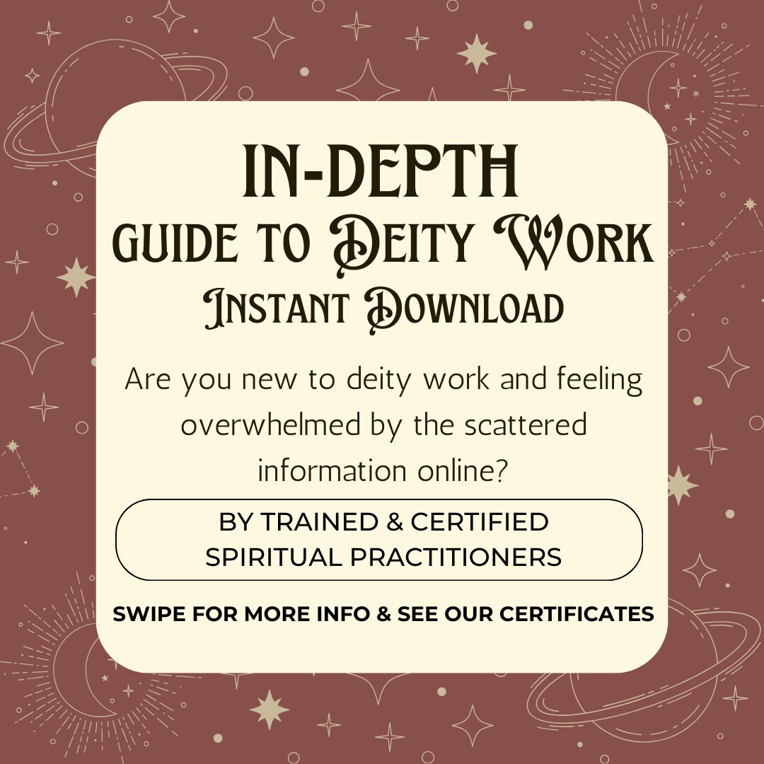 Deity Work Guide: Detailed Basics (PDF Download) - Etsy