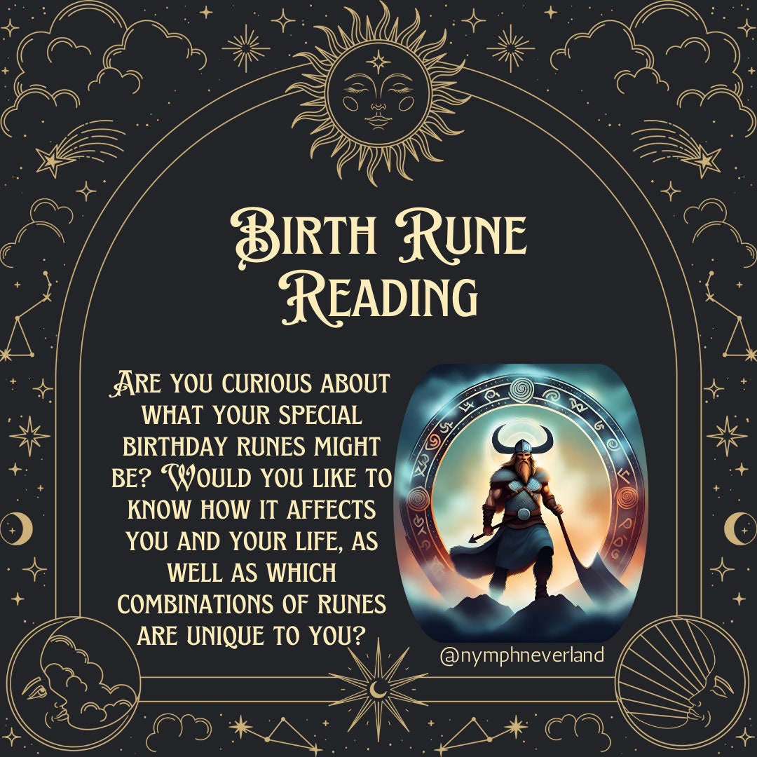Birth Rune Reading What Are Your Birth Runes What Does Your Solar and ...