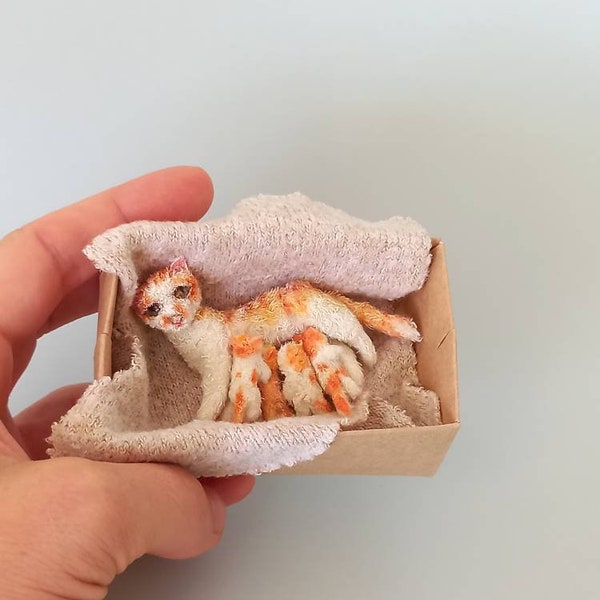 Mini Crochet Cat - Etsy