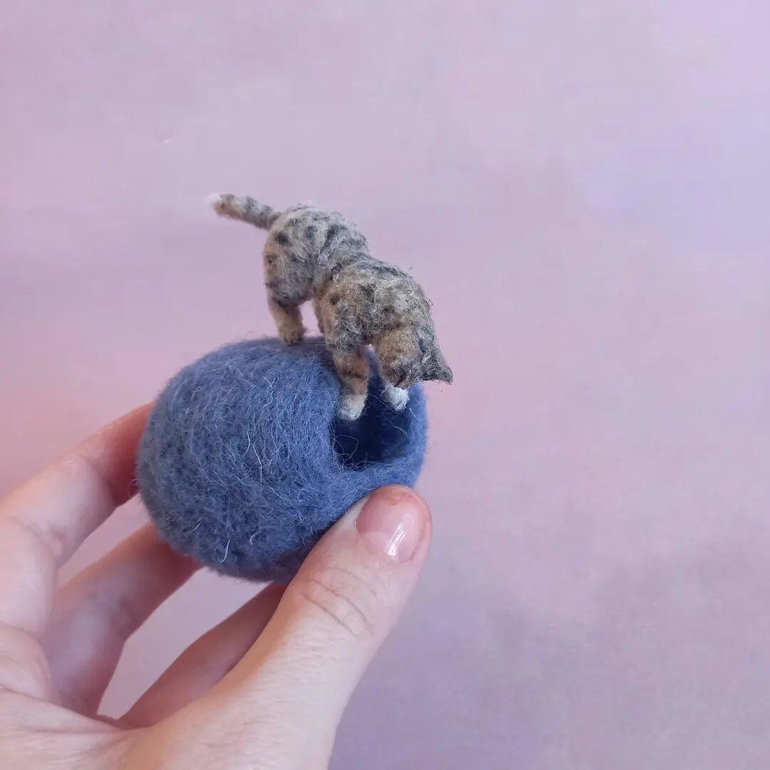 Miniature Cat small Toys-mini Pet-cat Small Size-crochet Doll-mini Cat ...