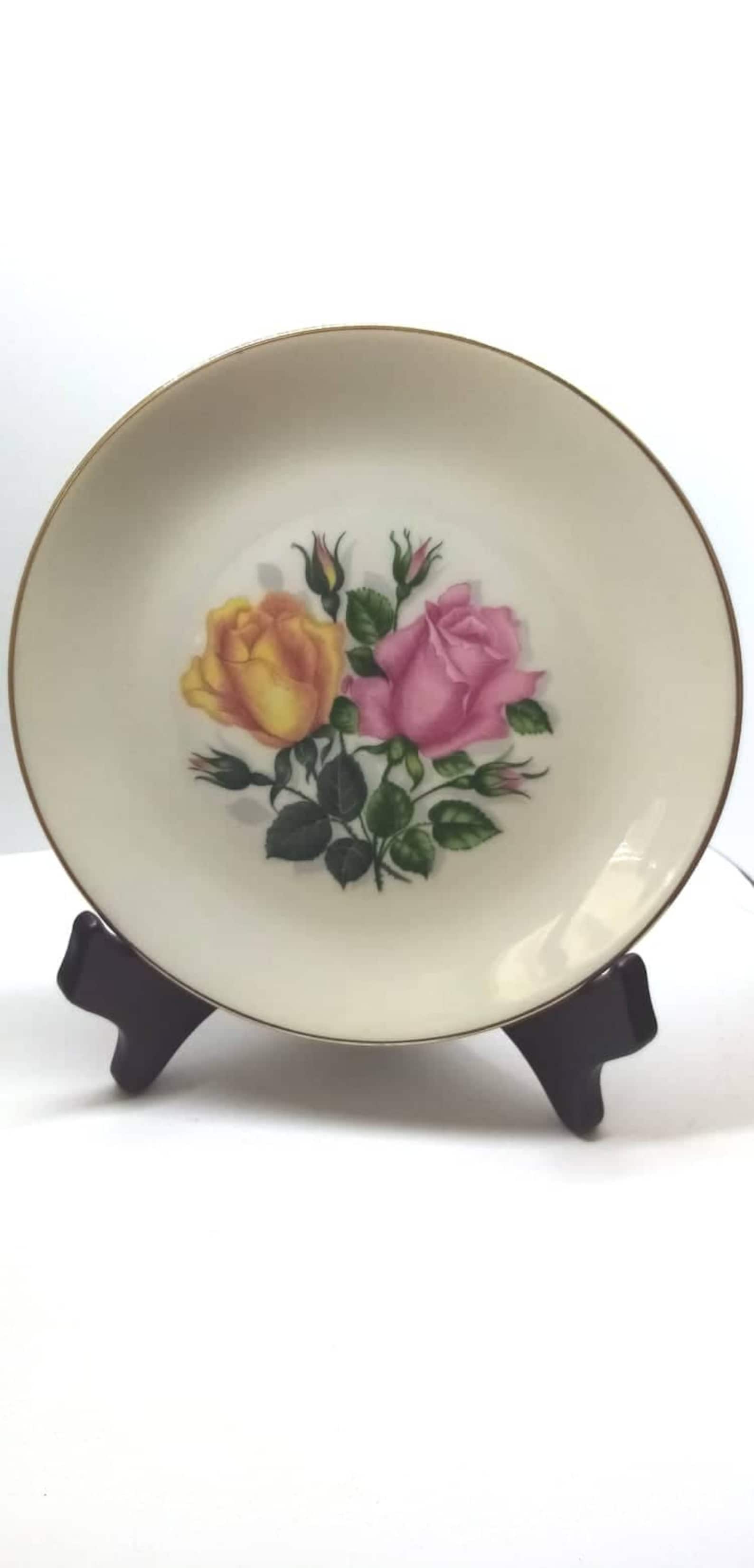 Rare Vintage Set of 6 German Fine Porcelain Plates Original German ...
