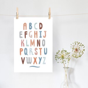 Educational Printables Alphabet Poster Wall Art Classroom - Etsy