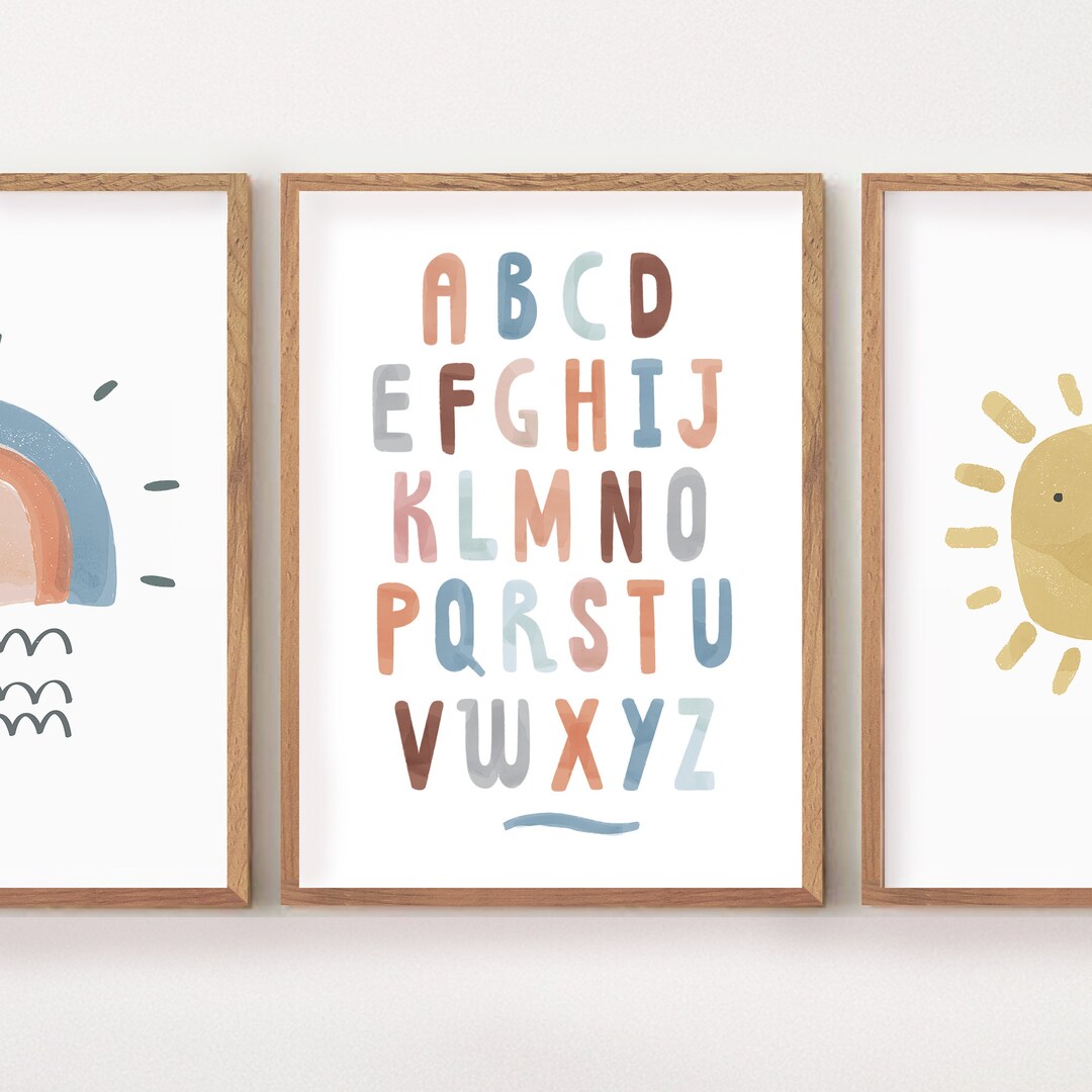 Educational Printables, Alphabet Poster Wall Art, Classroom Posters ...