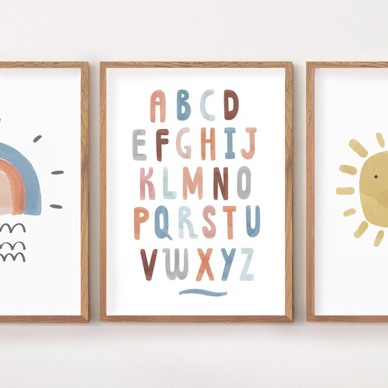 Educational Printables, Alphabet Poster Wall Art, Classroom Posters ...