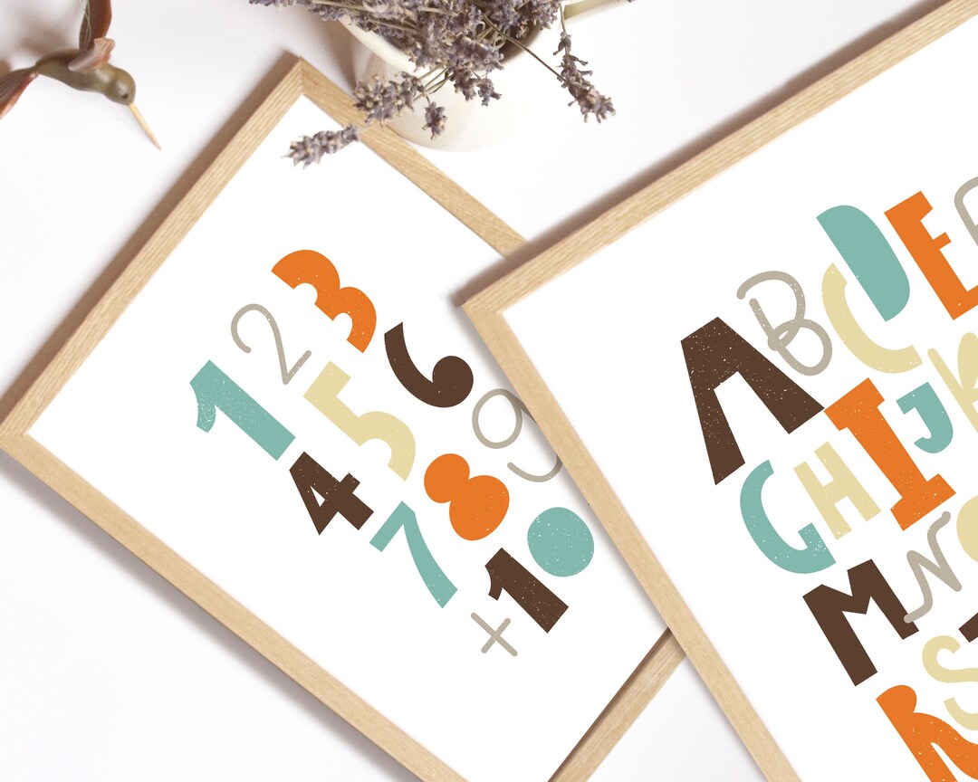 Educational Posters, Classroom Decor Elementary, Nursery Wall Art ...