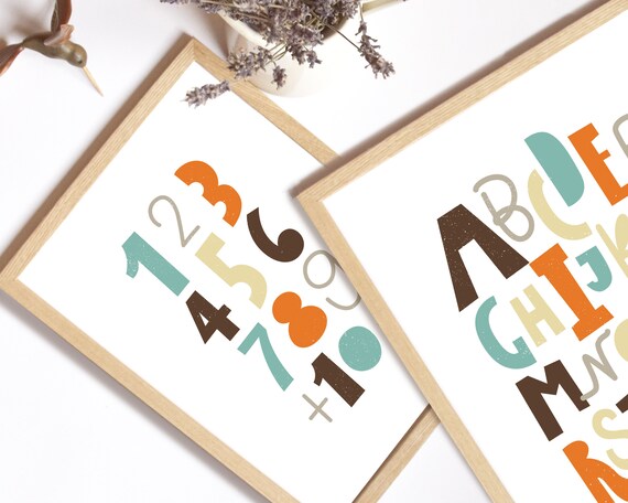 Educational Posters Classroom Decor Elementary Nursery Wall - Etsy