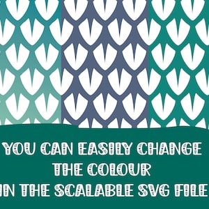 Dragon Scales SVG, Seamless Pattern Svg, Mermaid Scales Svg, Digital ...