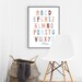 Educational Printables, Alphabet Poster Wall Art, Classroom Posters ...