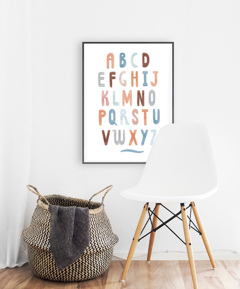 Educational Printables, Alphabet Poster Wall Art, Classroom Posters ...