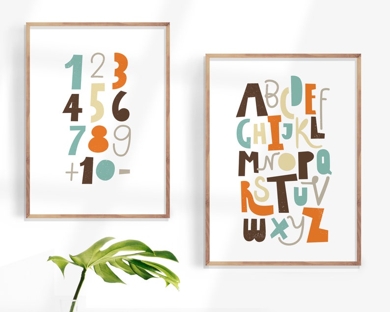 Educational Posters Classroom Decor Elementary Nursery Wall - Etsy