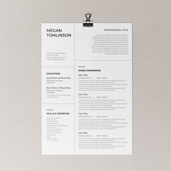 Google Docs Resume Slides - Etsy