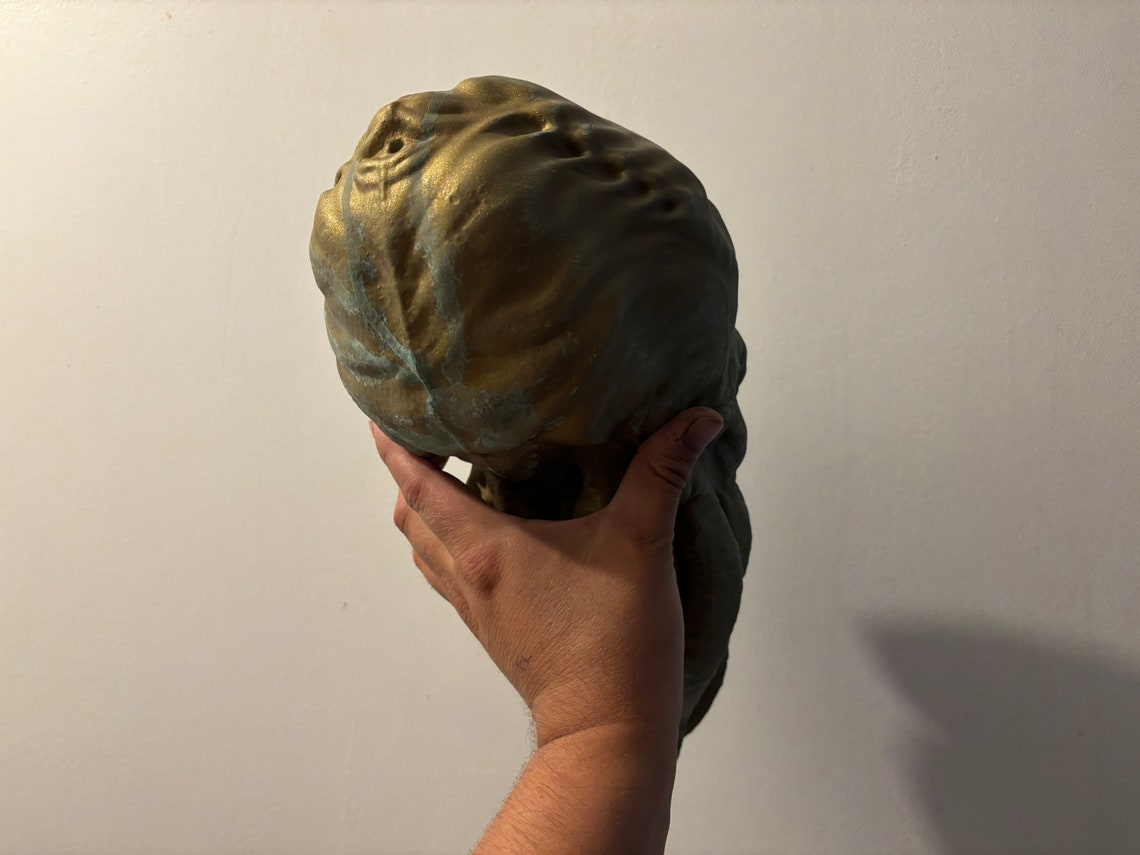 34 Cm Cthulhu Head Painted Bronze Effect!! - Etsy