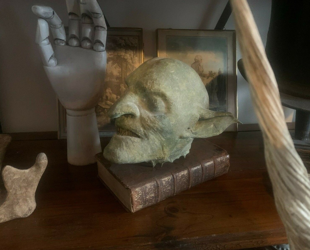 Cabinet of Curiosities Oddities Trophy Evil Goblin Head - Etsy
