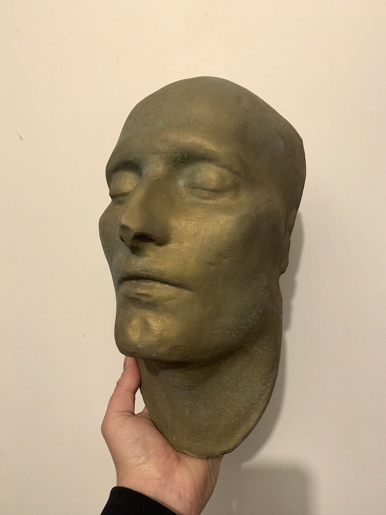 Napoleon Bonaparte Funeral Mask With Bronze Effect - Etsy