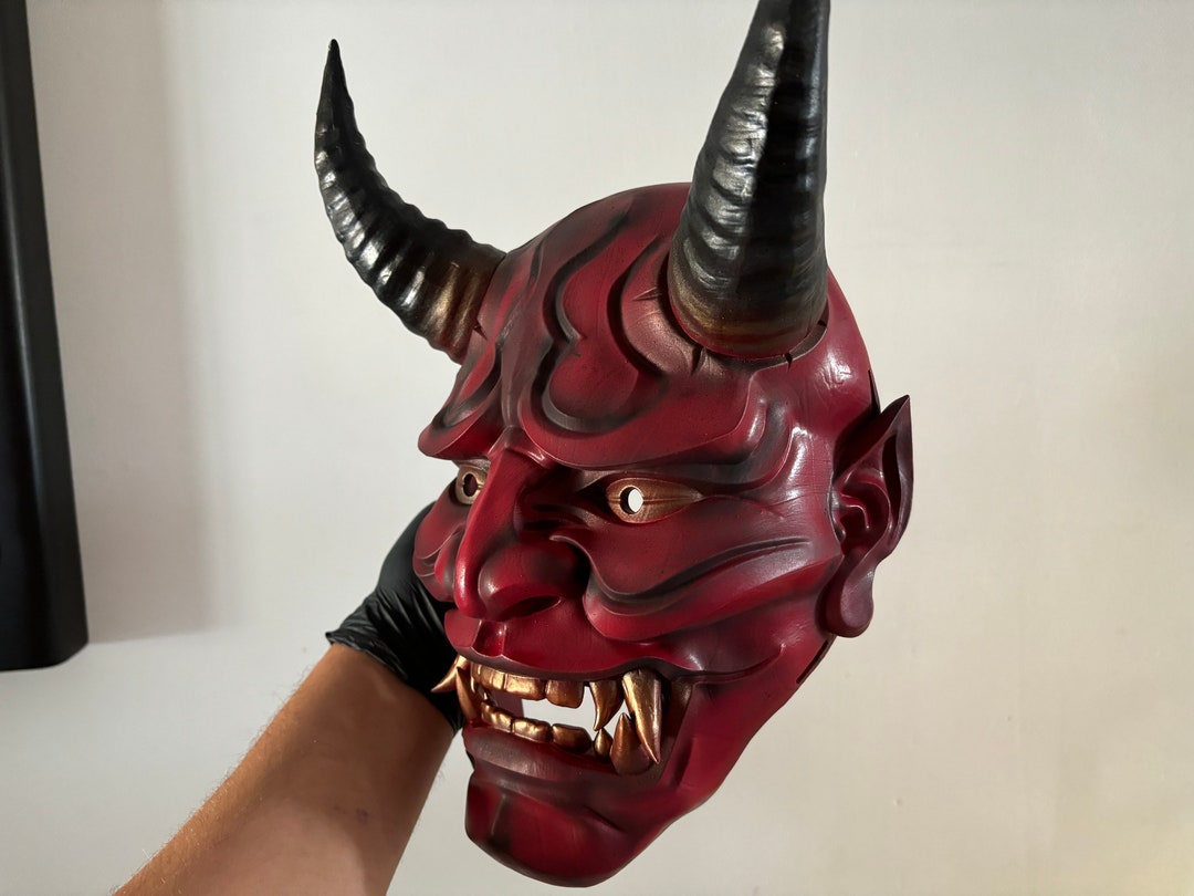 Japanese Hannya Mask - Etsy