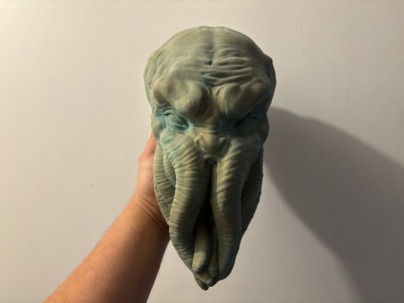 34 Cm Cthulhu Head Painted Bronze Effect!! - Etsy