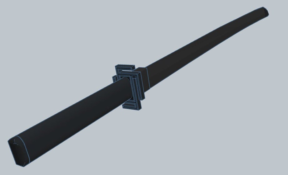 Bleach Ichigo Bankai Zanpakuto Cosplay Low Detail - Etsy