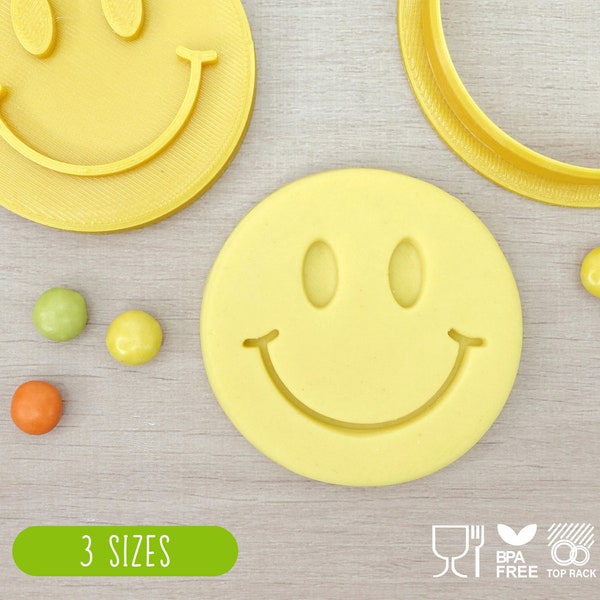 Smiley Face Cookie Cutters - Etsy