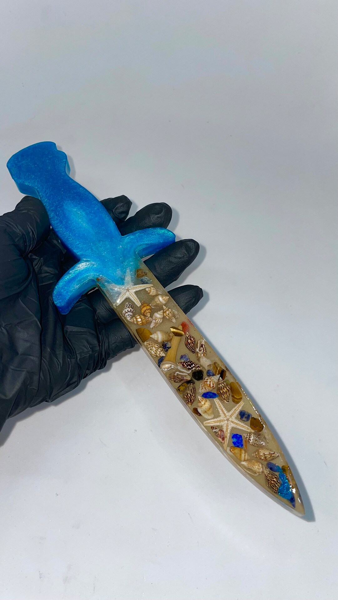 Sea Side Sword, Beach Athame, Sea Side Decor, Beach Art, Athame Wicca ...