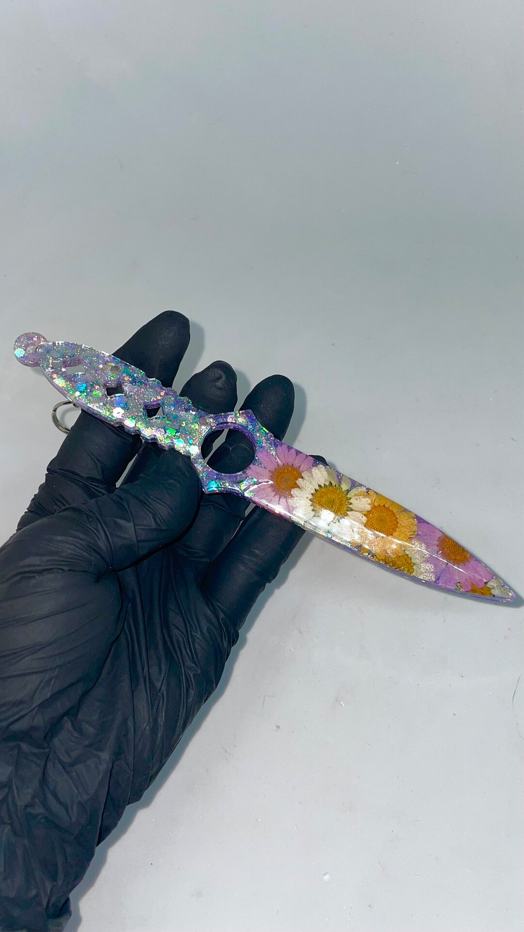 Flower Athame, Sparkly Sword, Moss Athame, Fairy Athame, Wiccan Athame ...