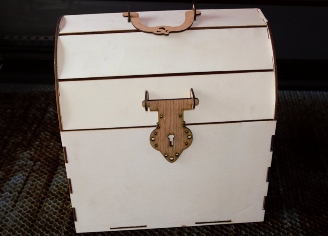 Mythical Chest | Laser Cut File | CDR, DXF, SVG - Etsy