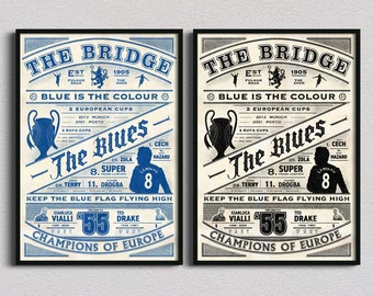 Chelsea Fc Art - Etsy