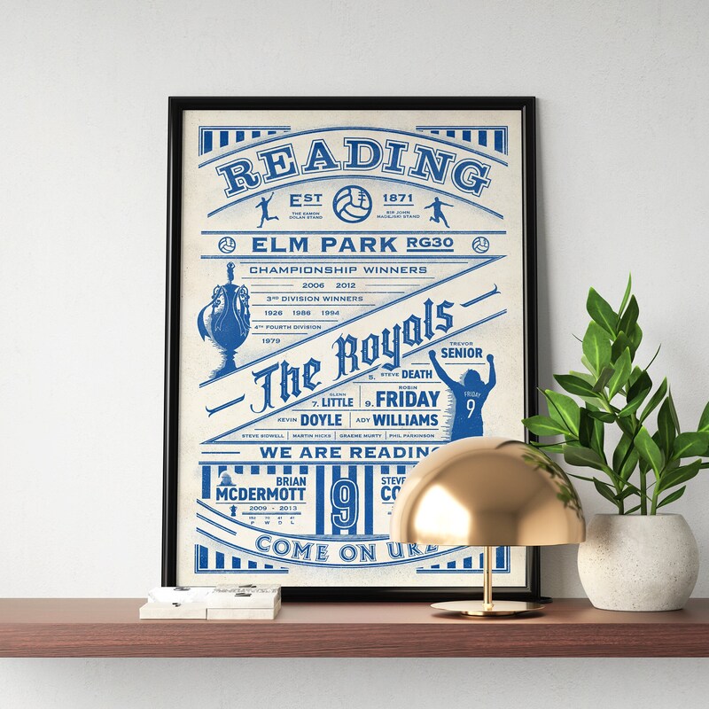 Reading Poster - Etsy UK