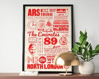 Arsenal A3 Art Print - Etsy