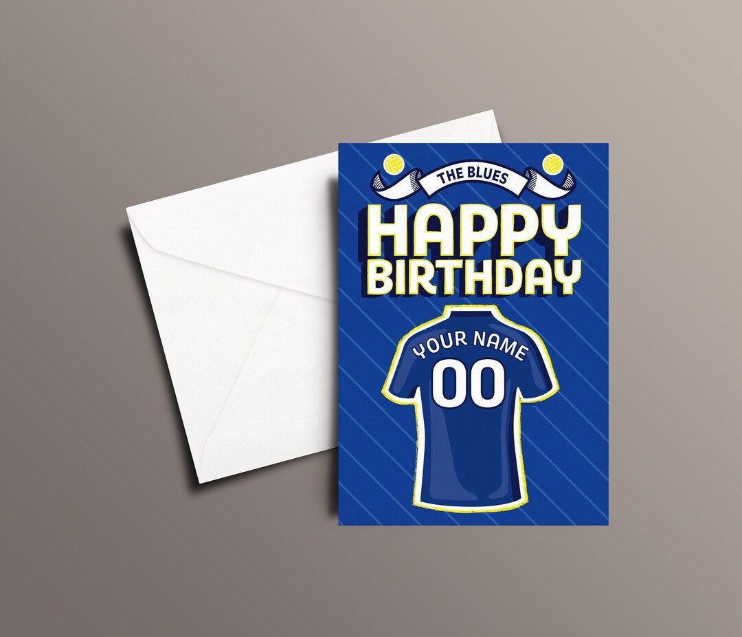 Personalised Everton Birthday Card | Everton Card | Funny Card ...