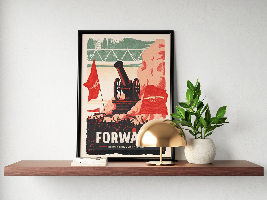 Arsenal Print Arsenal Poster Emirates Stadium the - Etsy UK