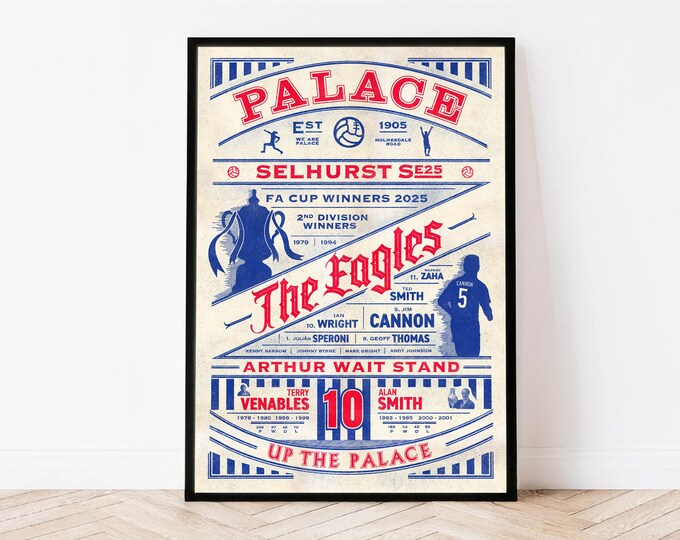 The Crystal Palace Tube Map - Etsy UK