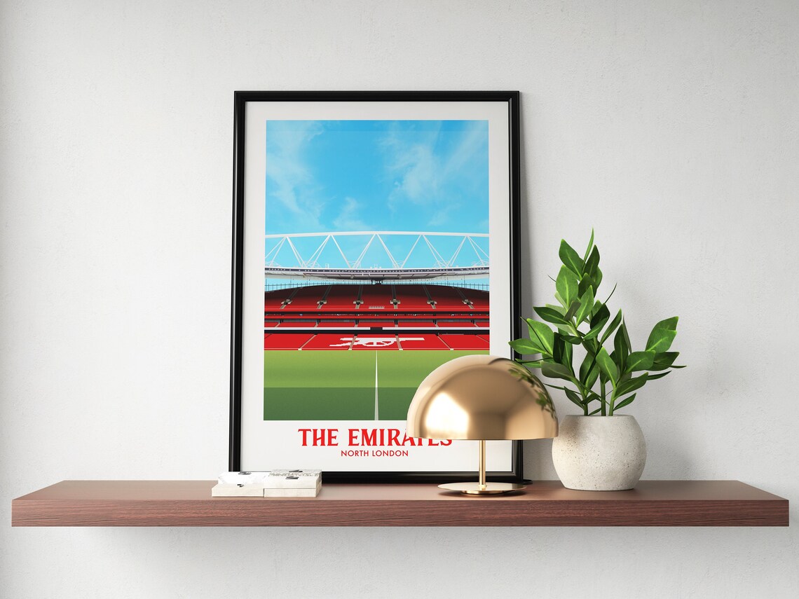 Arsenal Emirates Stadium Poster Arsenal FC Print the - Etsy UK