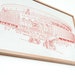 Arsenal Emirates Stadium Illustration Arsenal Print Arsenal Poster ...