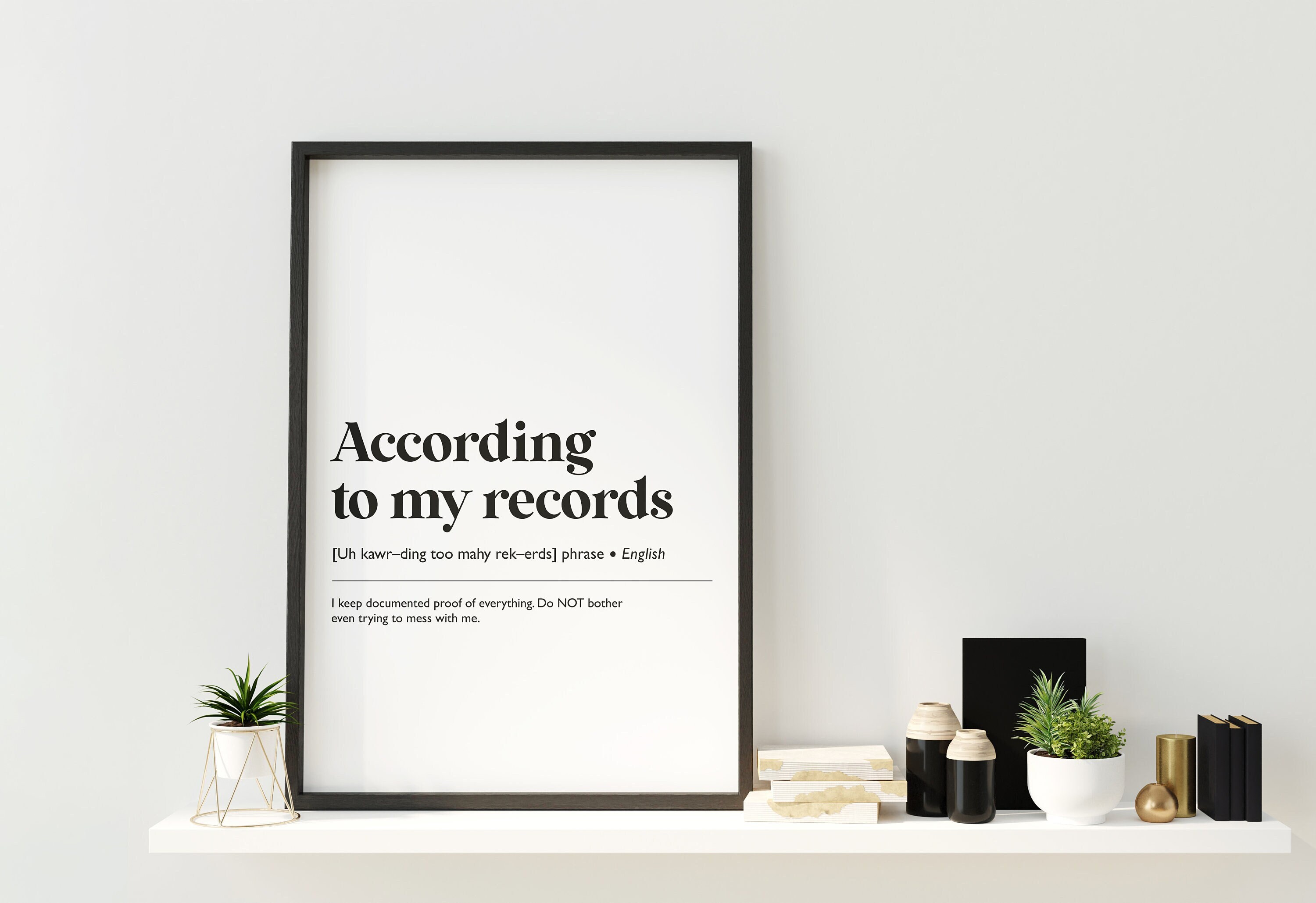 Funny Office Poster Office Email Wall Art Definition Print - Etsy